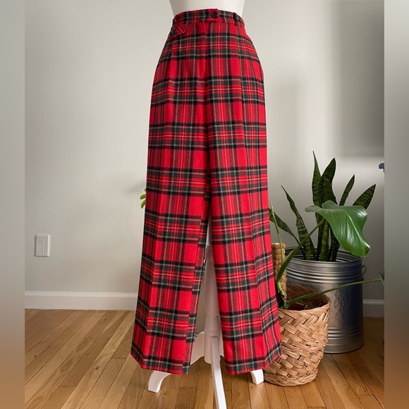 Chaus | Pants & Jumpsuits | Vintage 7s Chaus Plaid Pants | Poshmark